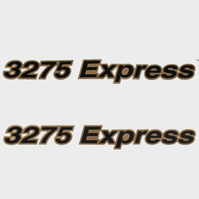 Cruisers Yachts 3275 Express Boat Decals | Black Gold (Pair) | eBay