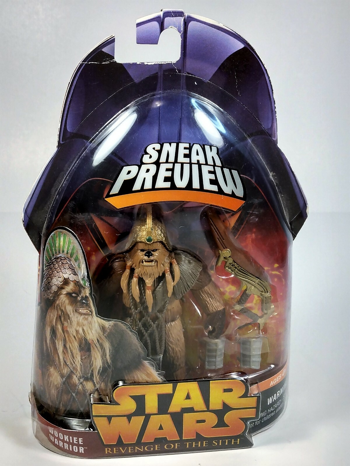 Star Wars Revenge of Sith Sneak Preview Wookie Warrior Action Figure ...