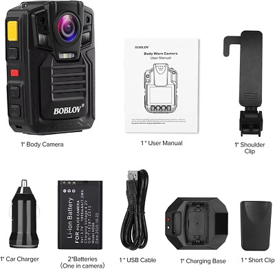 HD66/D7 2K 1440P Body Camera IP68 Waterproof Drop Resistant Two ...