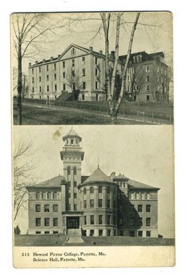 Howard Payne College Postcard Science Hall 1900's Fayette Missouri | eBay