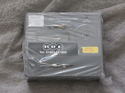 RDL Single Phase 100amp Digital Electrical Usage Meter - Electricity ...