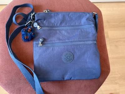 Kipling Alvar Mini Bag Purse Blue With Charm Crossbody 7" × 7.5" | eBay