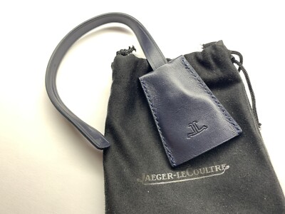 jaeger lecoultre blue genuine leather key chain | eBay