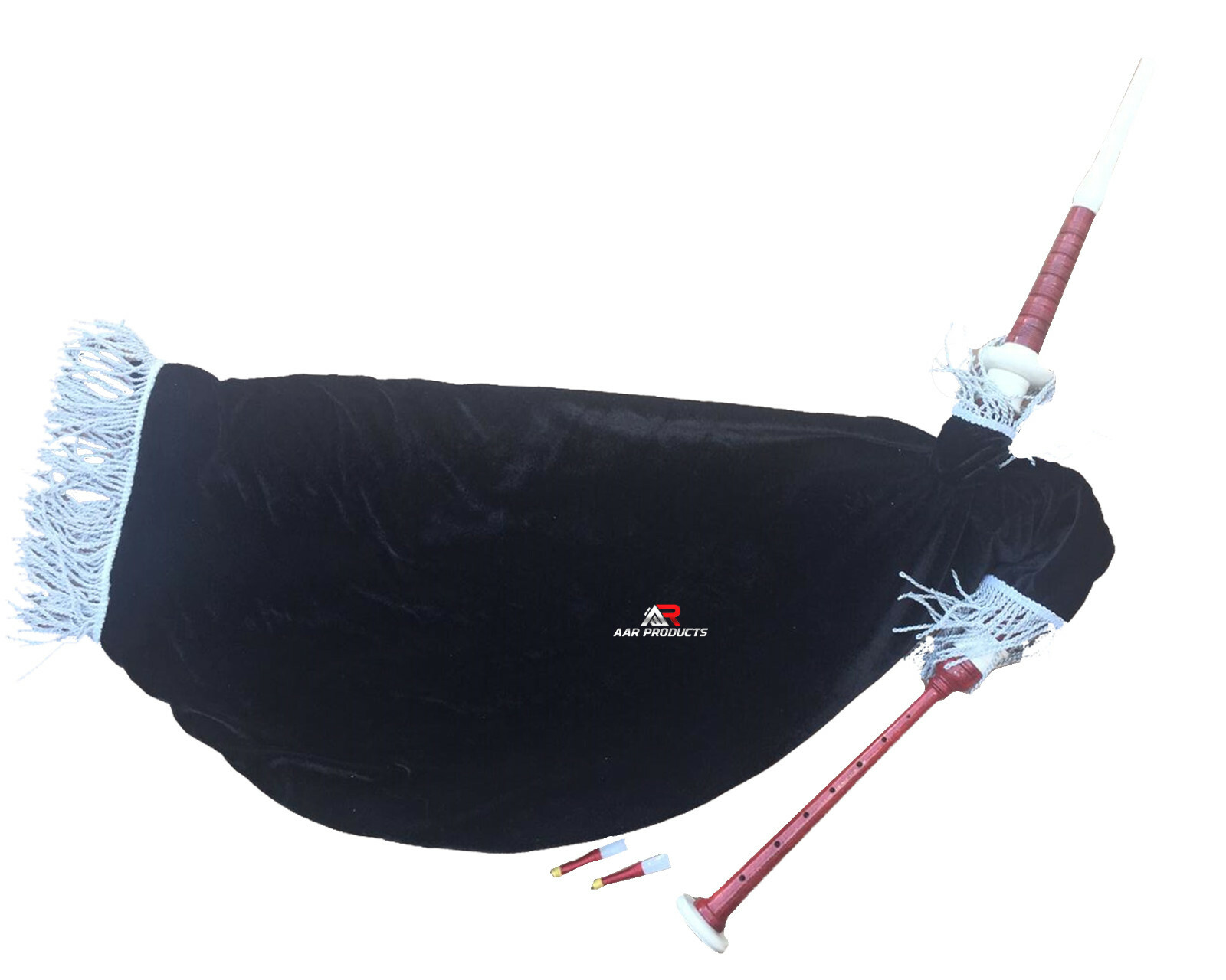 Scottish Goose Bagpipe Silver Imitation Ivory Mount Practice Multi ...