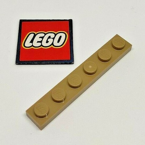 LEGO 1x6 PLATES (Pack of 6) - Design 3666 - Select Colour - FREE ...