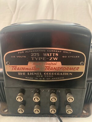 Lionel ZW 275 Watt Transformer Serviced MTH Atlas O Fastrack | eBay