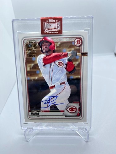 2023 TOPPS ARCHIVES SIGNATURE JONATHAN INDIA AUTO 2020 BOWMAN 22/48 ...