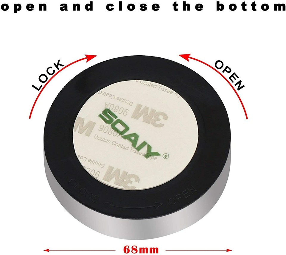 LED Push Light Touch Self-Stick On Click Button Spot Tap Lamp | eBay