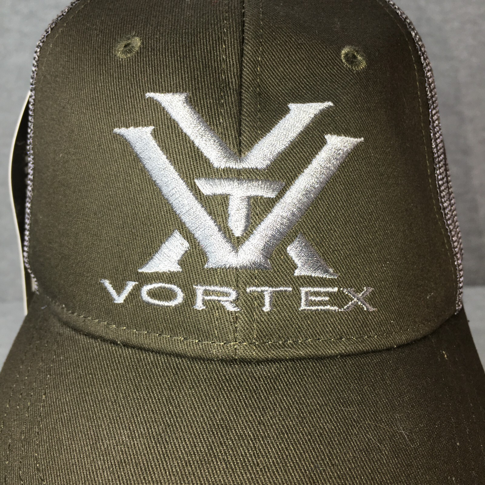 Vortex Embroidered Optics Mesh Trucker Hat Snapback Cap One Size GREEN ...