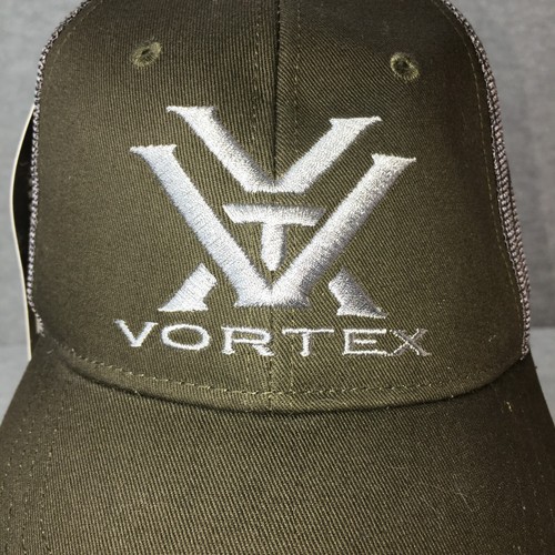 Vortex Embroidered Optics Mesh Trucker Hat Snapback Cap One Size GREEN ...