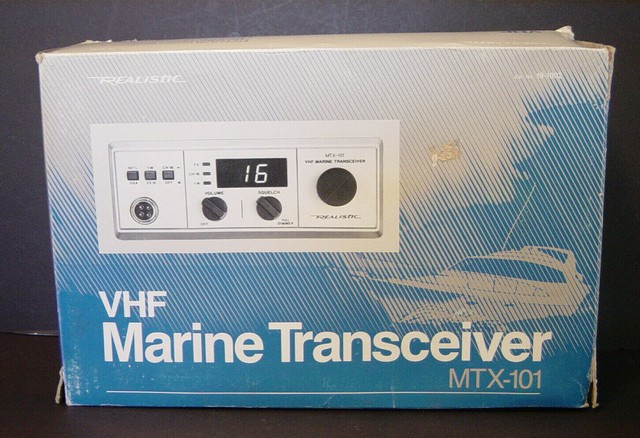Realistic VHF Marine Transceiver Mtx-101 Read for sale online | eBay