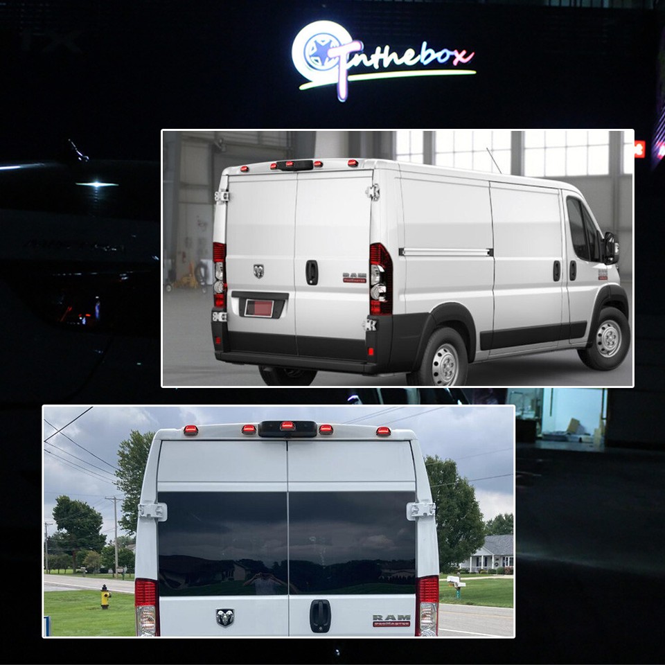 For 14-23 Ram ProMaster 1500 2500 3500 LED Rear Cab Roof Marker Running ...