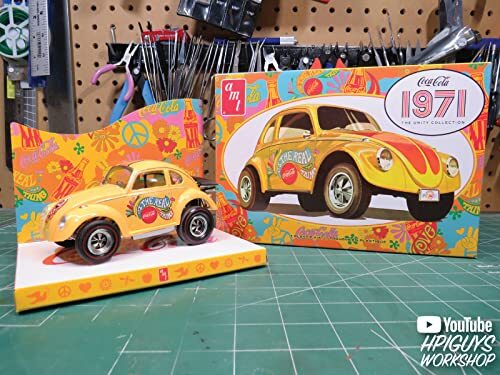 AMT 1/25 Volkswagen Super Bug 1971 Unity Graphics Coca-Cola Model kit ...