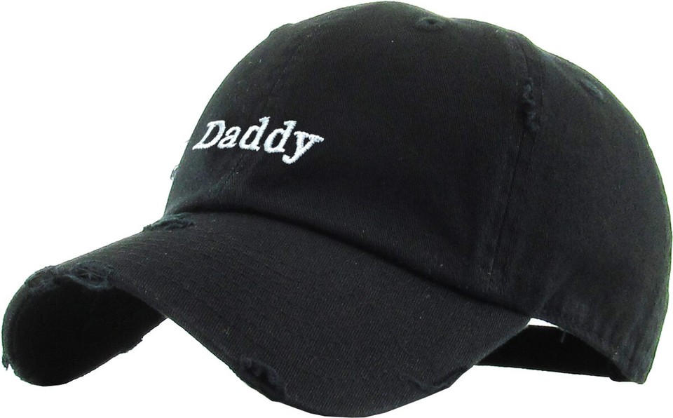 Daddy Embroidery Dad Hat Cotton Adjustable Baseball Cap Unconstructed ...