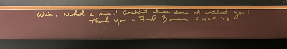 VIRGINIA TECH VT RINGS OF FRANK BEAMER AUTOGRAPHED 2 WIN SHERIDAN ...
