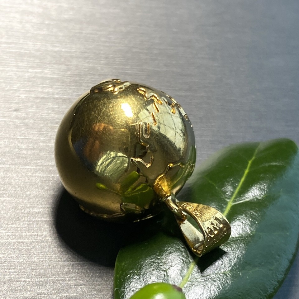 Vintage Pendant Charm Globe Estate Fine Jewelry Pre-Owned Travel ...