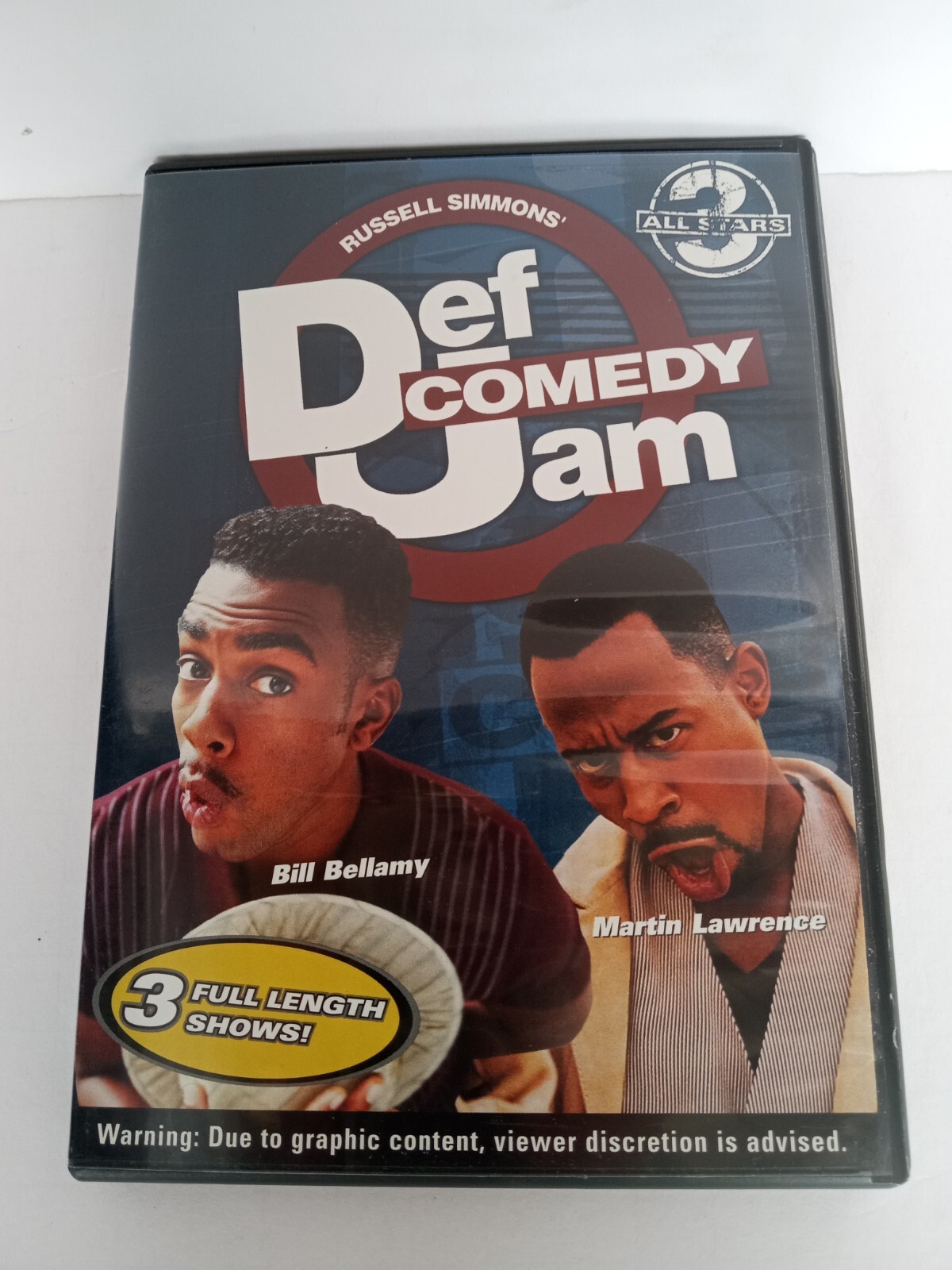 Def Comedy Jam All Stars Vol 3 DVD 2001 SLBG Ent Bill Bellamy Martin ...
