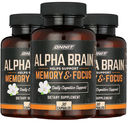 Onnit - Alpha Brain Memory & Focus 30 Kapseln 3 Pack | eBay