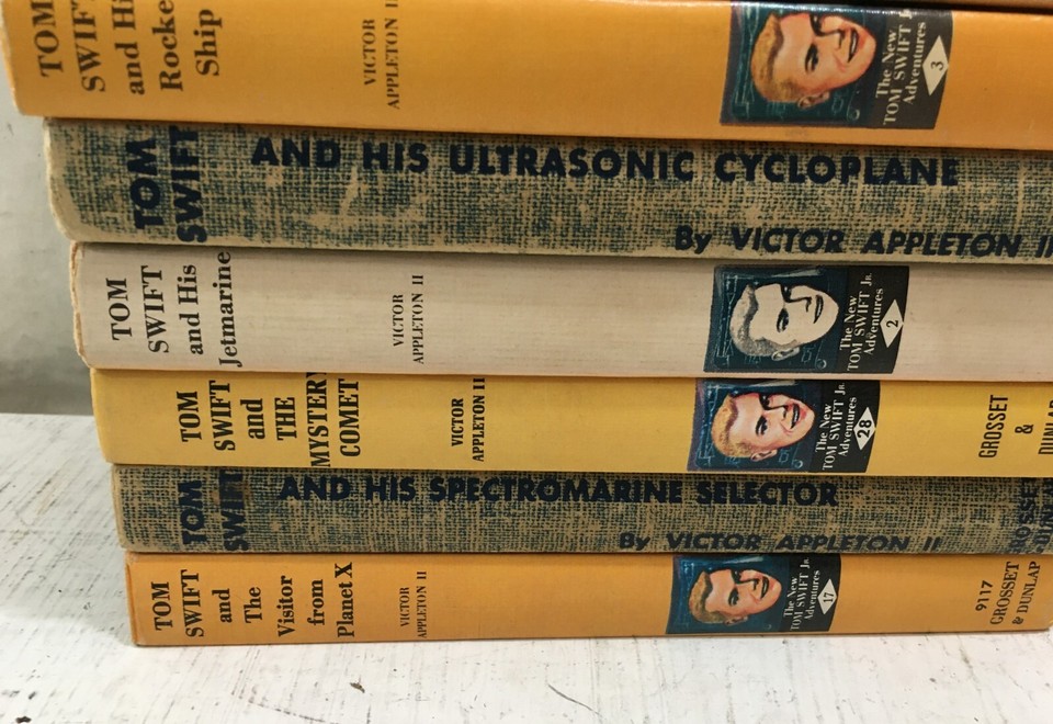 Lof of 9 Different Tom Swift Jr. Adventures Victor Appleton II Books ...