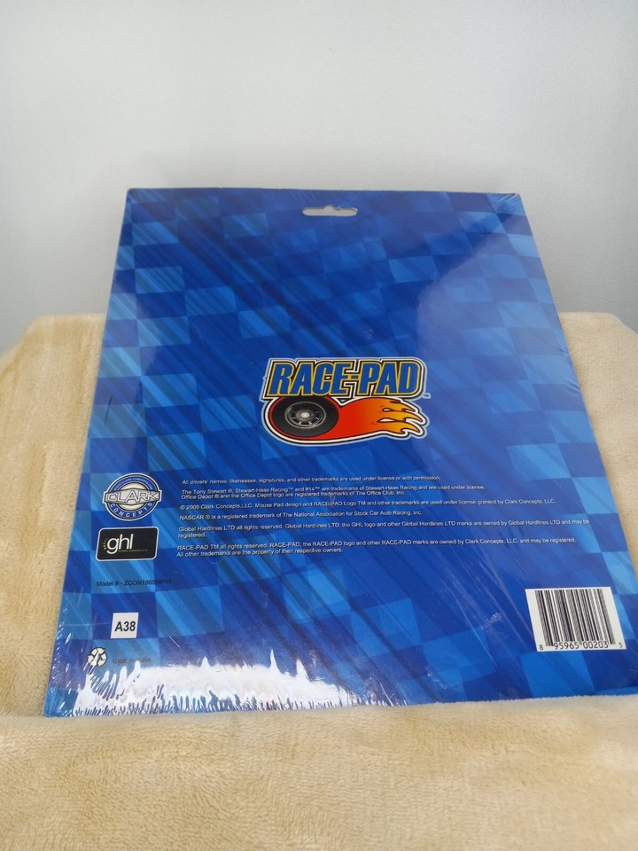 Nascar Race-Pad Helmet Mouse Pad Tony Stewart 14...BRAND NEW | eBay