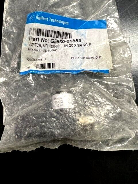 Agilent G5550-01883 SWITCH, AIR, TOGGLE | eBay