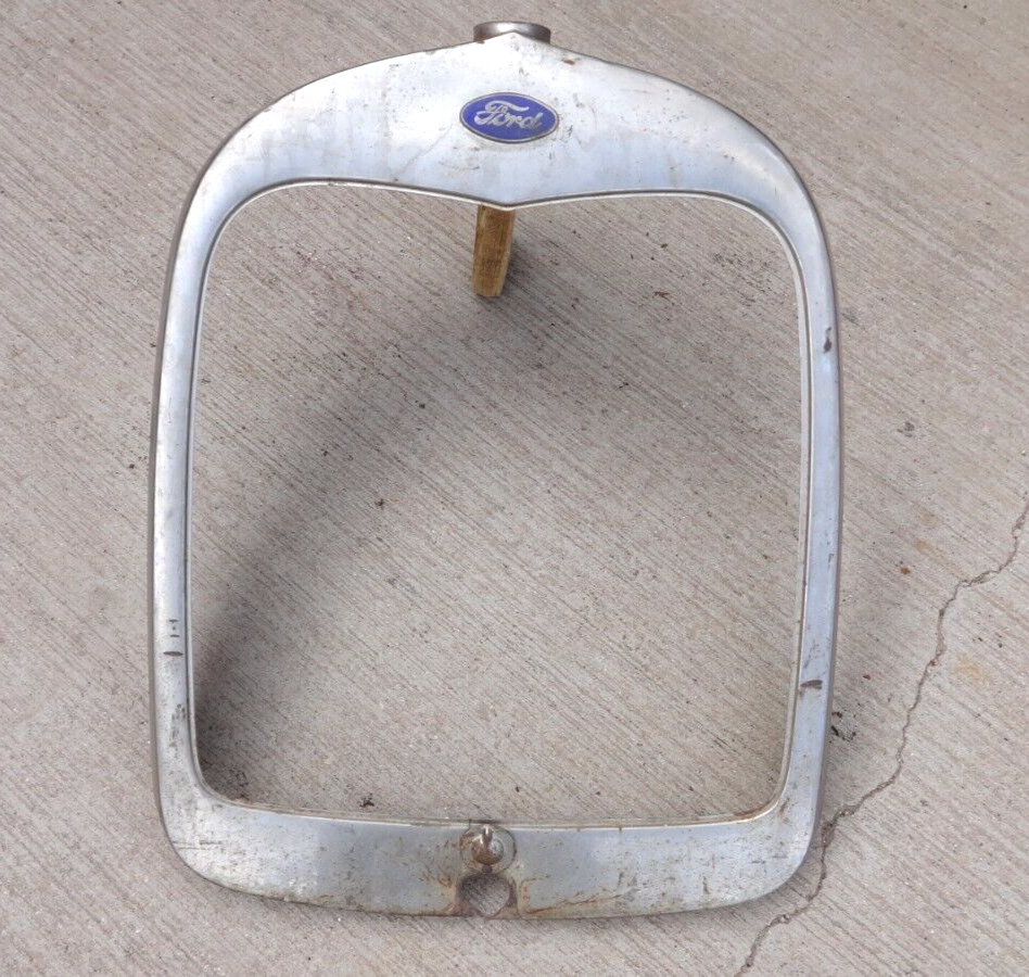 1928 1929 Model A Ford RADIATOR GRILLE SHELL / SHROUD Original Nickel ...