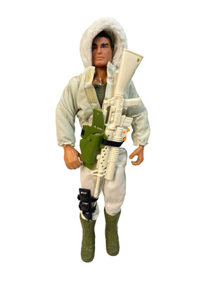 Vintage Action Man Arctic Soldier Snow Patrol Outfit + Rifle 12 ...