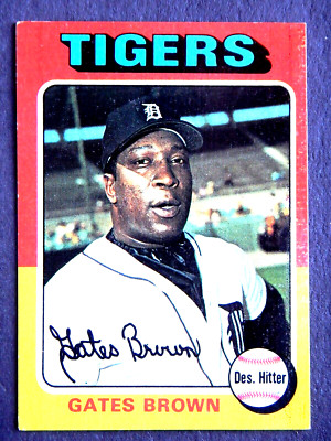 Gates Brown #371 Topps 1975 Baseball Card (Detroit Tigers) *E | eBay