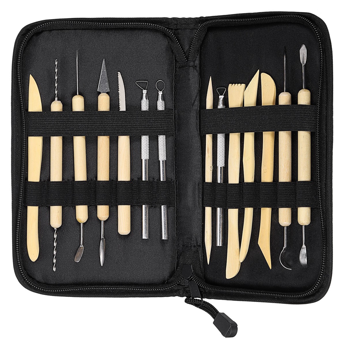 Ceramics Sculpture Tools 14pc Plastic Clay Tools Set - Double Ended ...