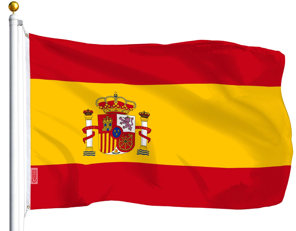 Spain Spanish Flag Premium Photo | Flag Of Spain. 3d Illustration Of