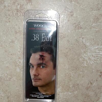 WOOCHIE 38 EXIT GUN SHOT WOUND LATEX PROSTHETIC MAKEUP COSTUME CSWO023 ...