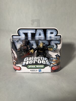 Star Wars Galactic Heroes Commando Droid and Count Dooku action figure ...