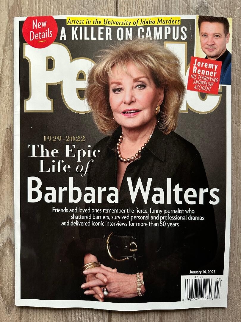Epic Life Of BARBARA WALTERS People Magazine January 16, 2023 KILLER ON ...