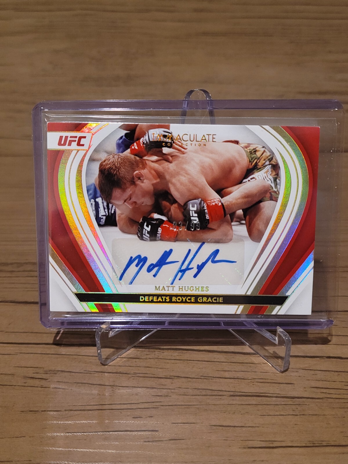 2023 UFC Immaculate Moments - Matt Hughes #83/99! Defeats Royce Gracie ...
