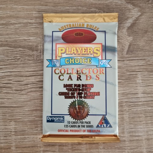 1994 AFL Players Choice Collector Cards Sealed Pack | eBay Australia