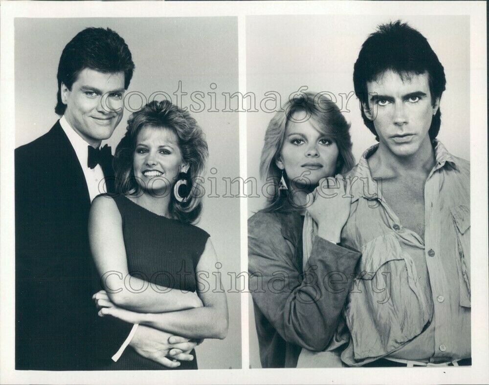 1985 Press Photo Mark Lewis Krista Tesreau J Evans M Wilding Guiding ...
