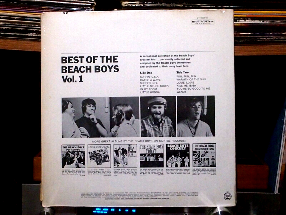 Beach Boys Best Of Voliume-1 Vinyl Record Album DT 2545 Excellent (EX ...
