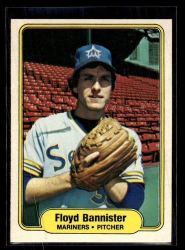 1982 Fleer Baseball #504 Floyd Bannister "Set Break" Mint Seattle ...