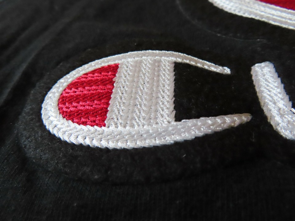 Vintage Champion Label - Branded Applique CHAMPION Logo (XL) Heavy T ...