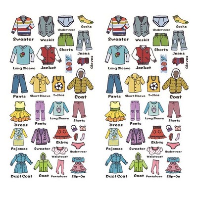 2 Sets Bedroom Drawer Labels Self Adhesive Clothing Decals Wardrobe ...