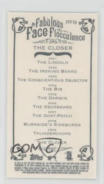 2011 Allen & Ginter's Fabulous Face Flocculence Minis Brian Wilson The ...