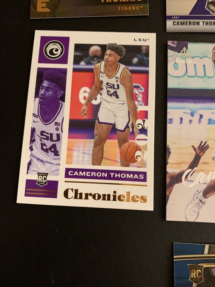 Cameron Thomas Lot Of 14 Different NBA Cards Nets, LSU | eBay