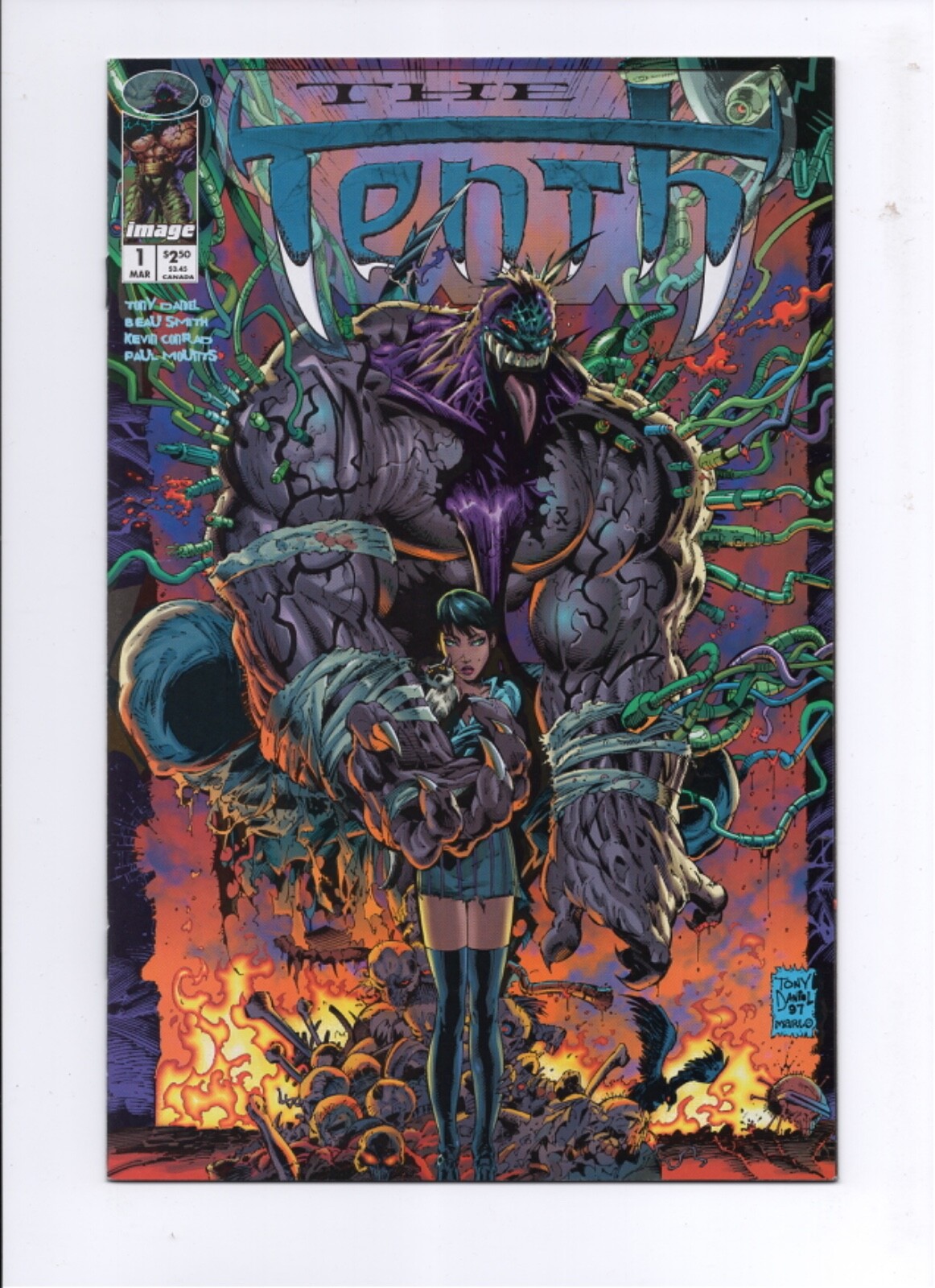 THE TENTH #1 Image Comics 1997 Tony Daniel 1st Appearance The Tenth | eBay