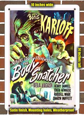 Metal Sign - 1945 The Body Snatcher Movie 2 - 10x14 inches | eBay