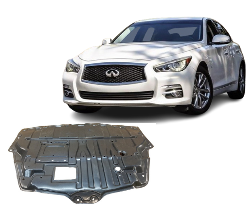 ⭐⭐ 14-20 FOR INFINITI Q50 Q60 AWD UNDER ENGINE COVER SPLASH SHIELD MUD ...