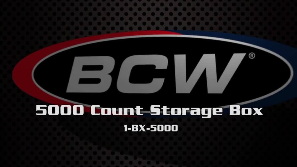 2 BCW 5000 Count Cardboard Monster Card Box Sport / Gaming Card Storage ...