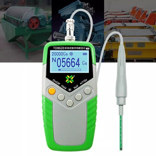 Handheld Gauss Meter Magnetometer Digital Magnetic Field Tester Flux ...