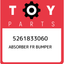 5261833060 Genuine Toyota Absorber FR Bumper 52618-33060 for sale ...