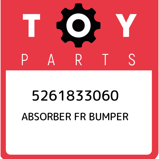 5261833060 Genuine Toyota Absorber FR Bumper 52618-33060 for sale ...