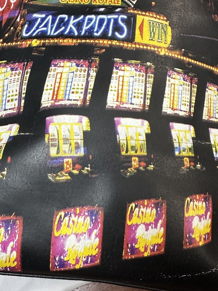 Rolfs Casino Royale Slot Machine Purse Shoulder Bag Lucky 25¢ Quarter ...